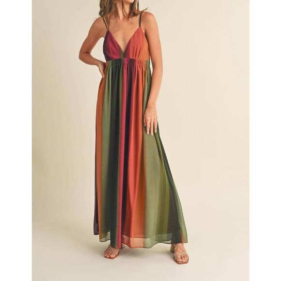 Miou Muse | Dresses | New Miou Muse Chiffon Tiedye Print Long Dress In ...